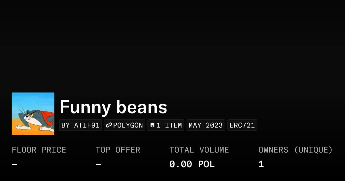 Funny beans - Collection | OpenSea