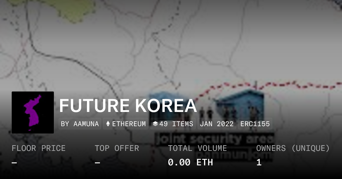 FUTURE KOREA - Collection | OpenSea