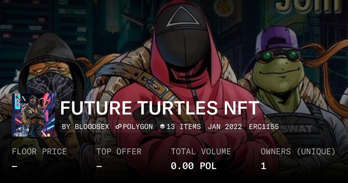 FUTURE TURTLES NFT - Collection | OpenSea