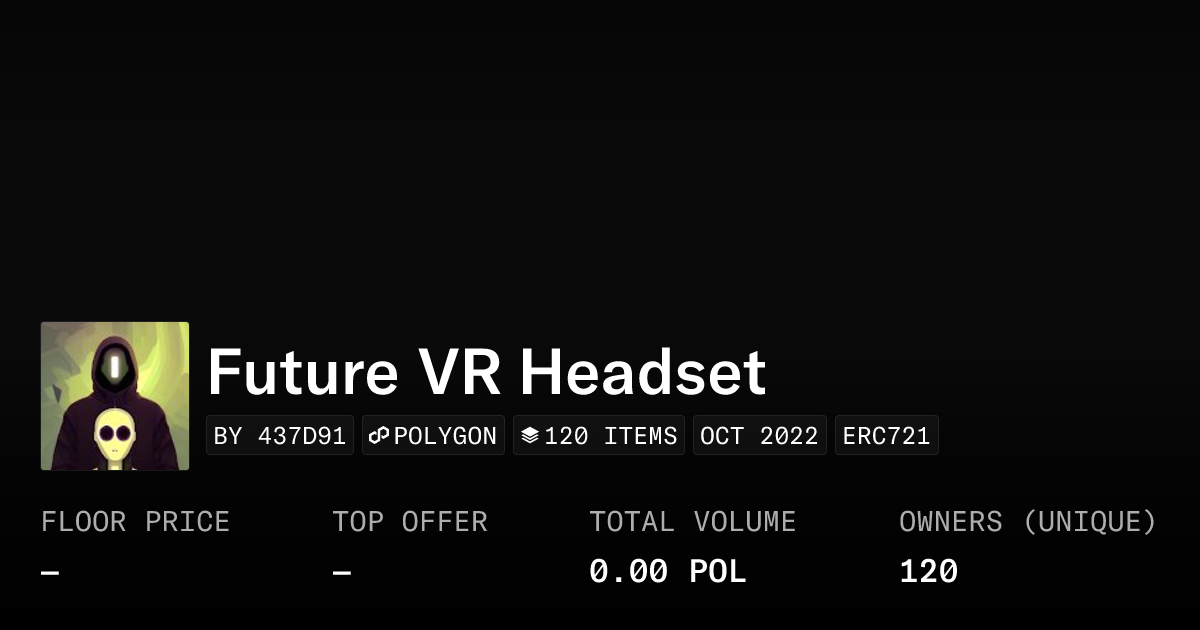 Future VR Headset - Collection | OpenSea