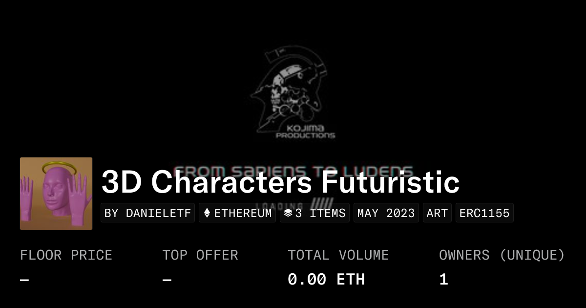 3D Characters Futuristic - Collection | OpenSea