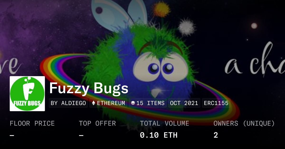 Fuzzy Bugs - Collection | OpenSea