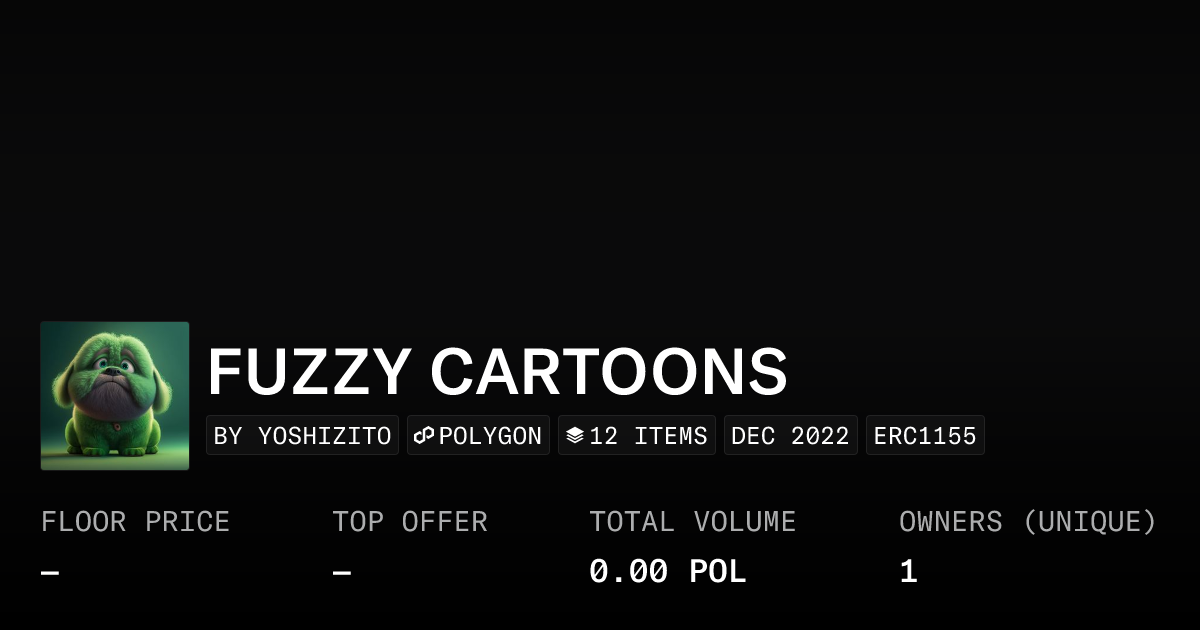 FUZZY CARTOONS - Collection | OpenSea