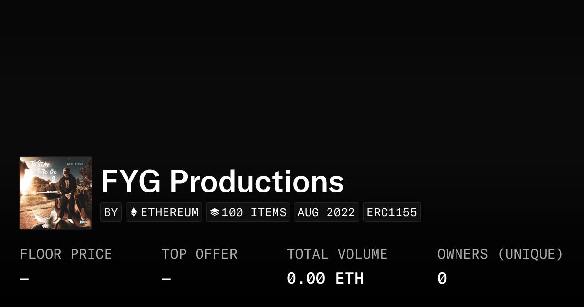 FYG Productions - Collection | OpenSea