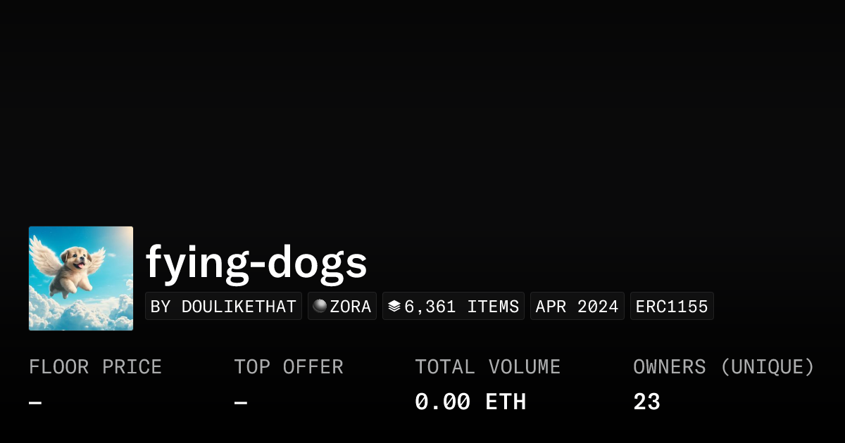 fying-dogs - Collection | OpenSea