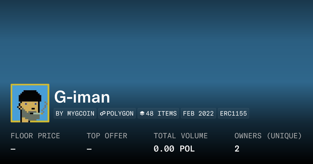 G-iman - Collection | OpenSea