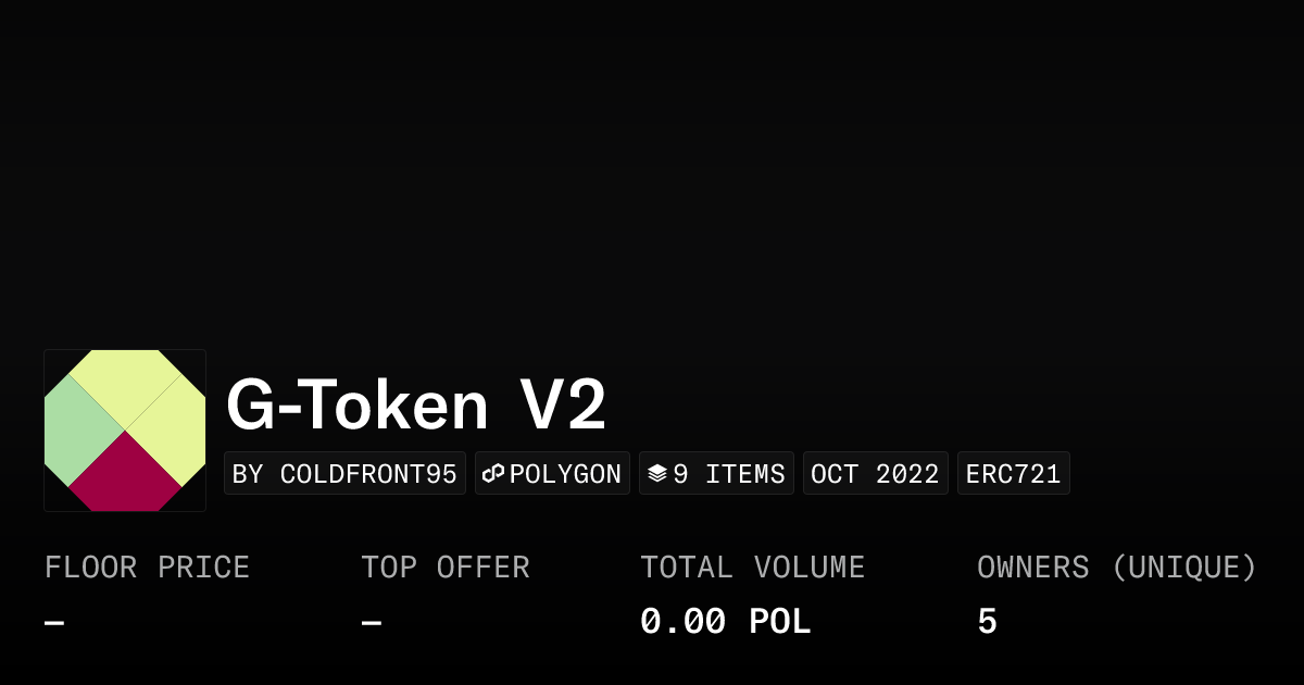 G-Token V2 - Collection | OpenSea