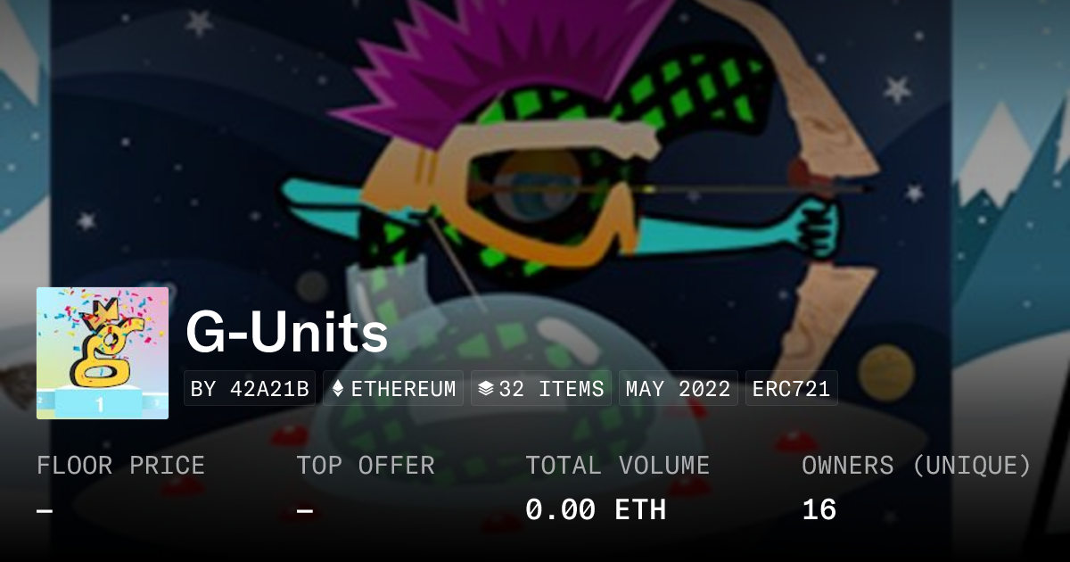 G-Units - Collection | OpenSea