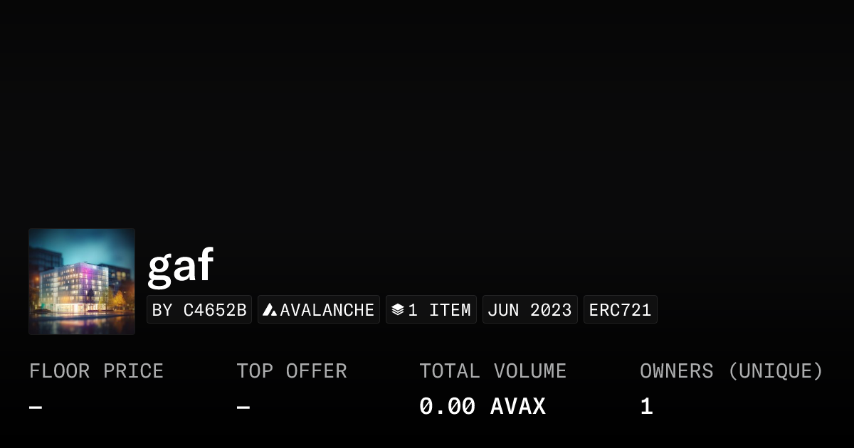 gaf - Collection | OpenSea