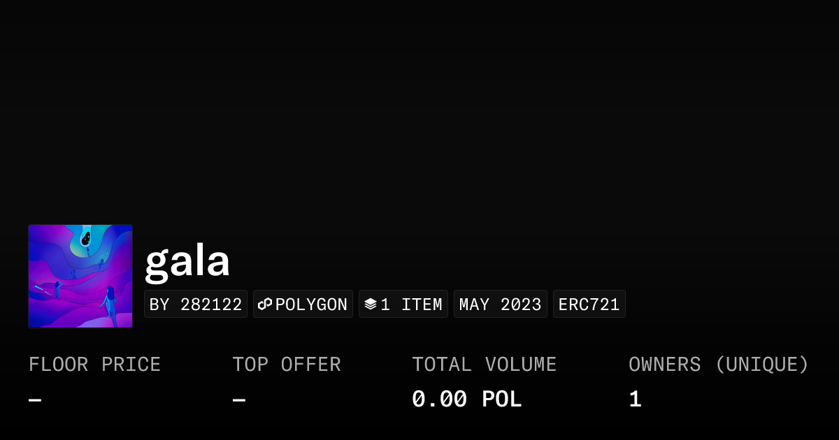 gala - Collection | OpenSea