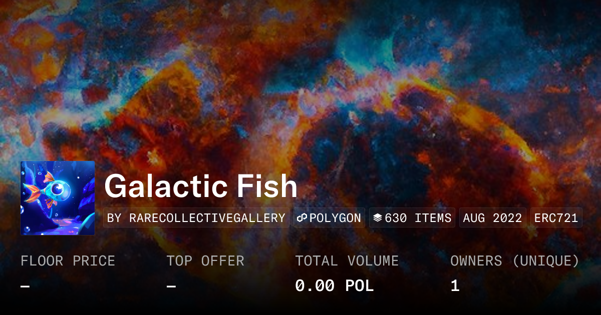 Galactic Fish - Collection | OpenSea