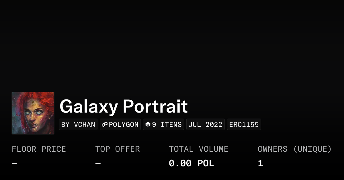 Galaxy Portrait - Collection | OpenSea