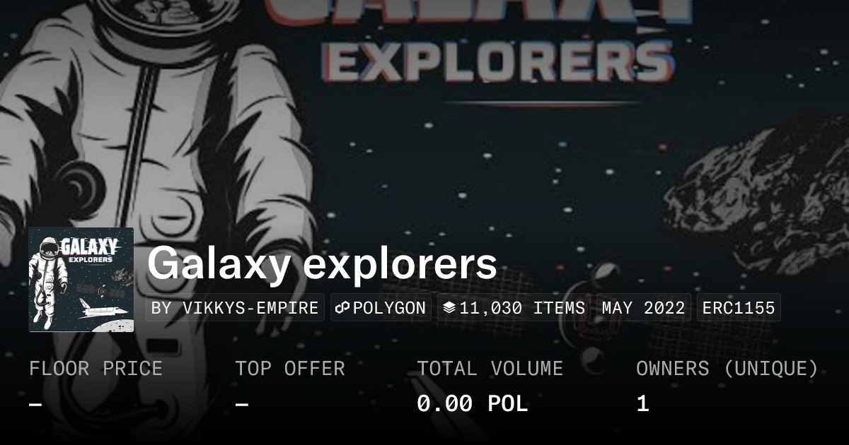 Galaxy explorers - Collection | OpenSea