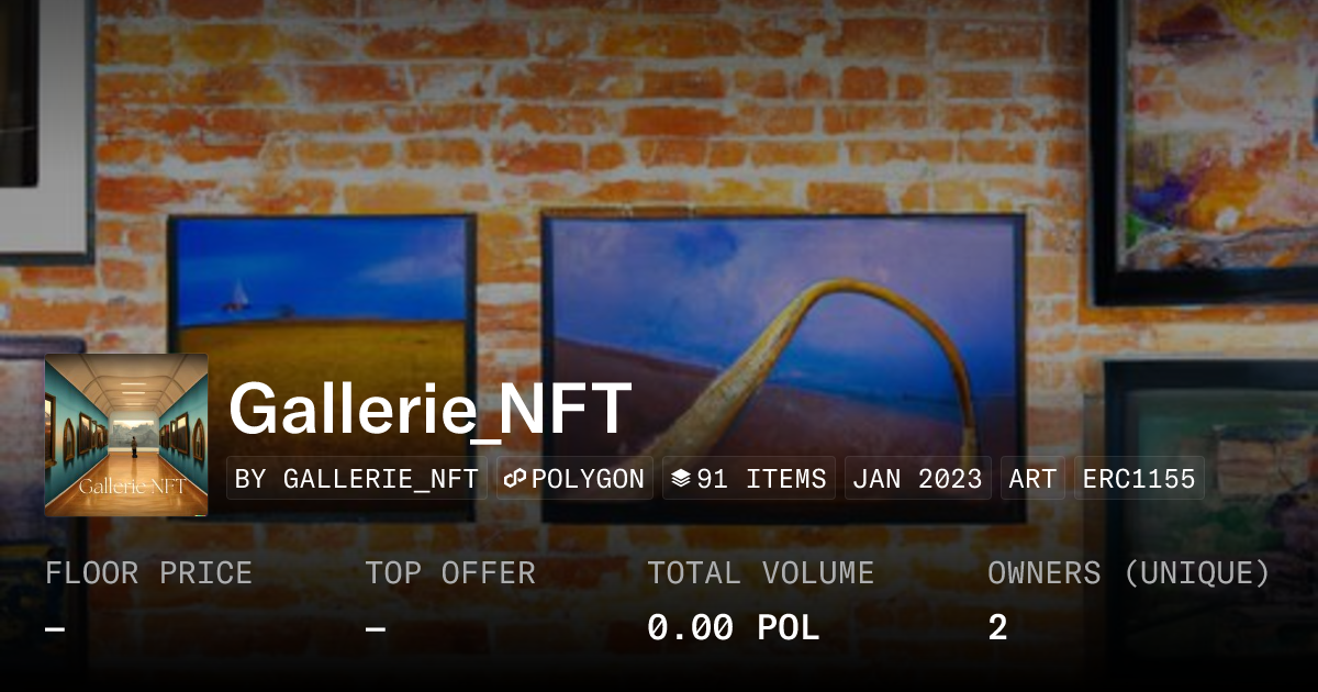 Gallerie_NFT - Collection | OpenSea