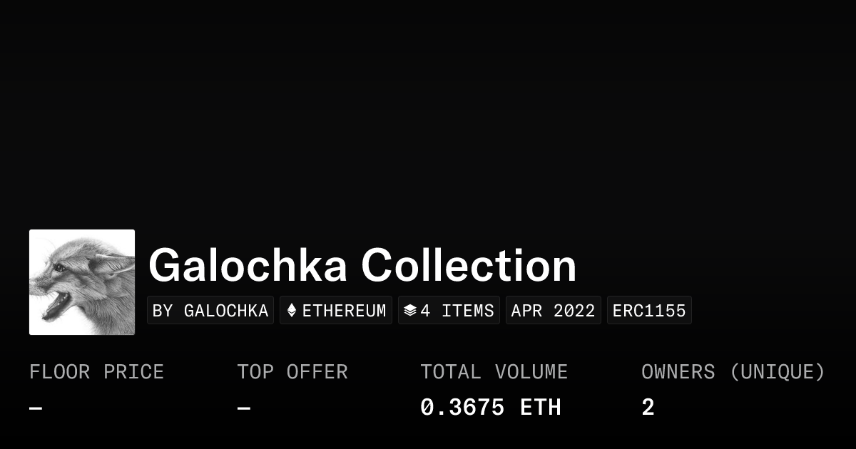 Galochka Collection - Collection | OpenSea