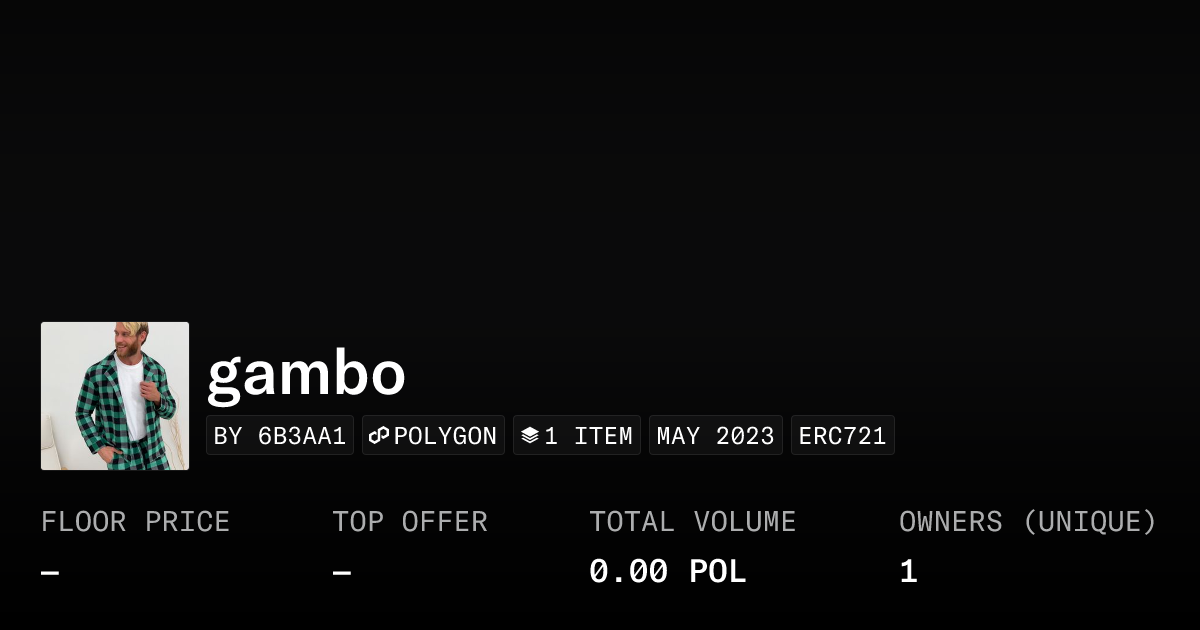 gambo - Collection | OpenSea