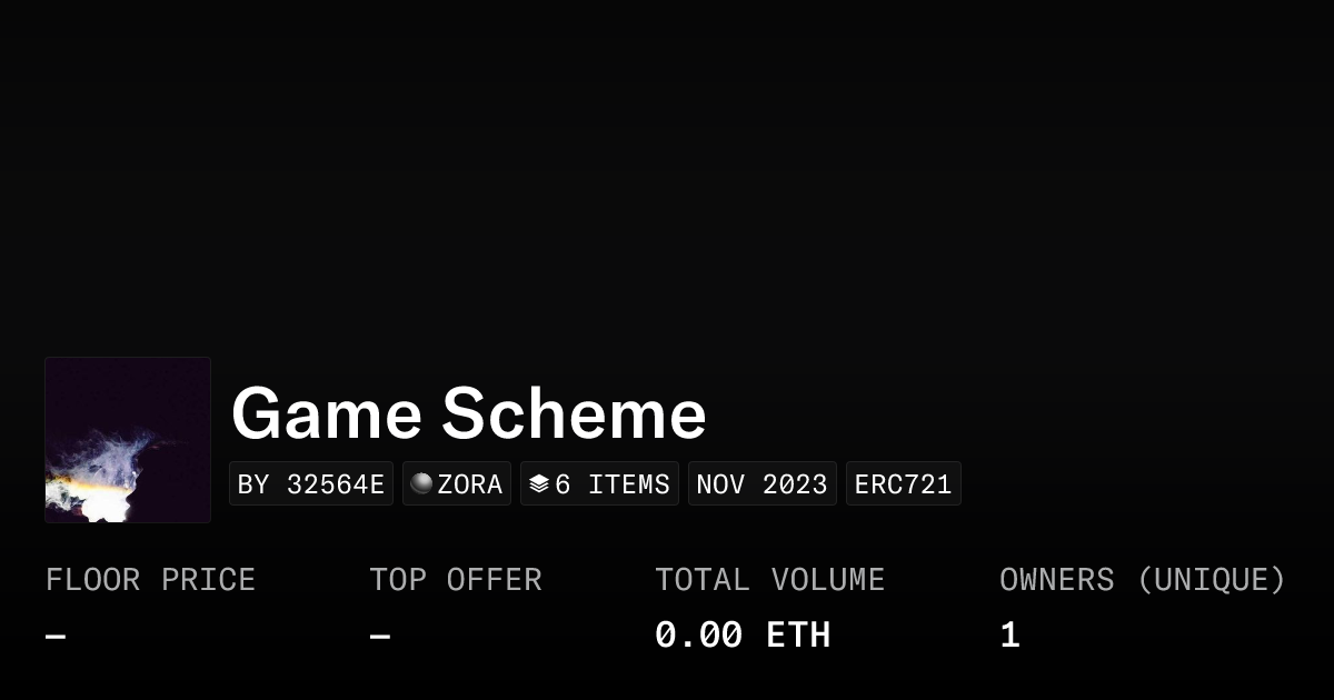 Game Scheme - Collection | OpenSea