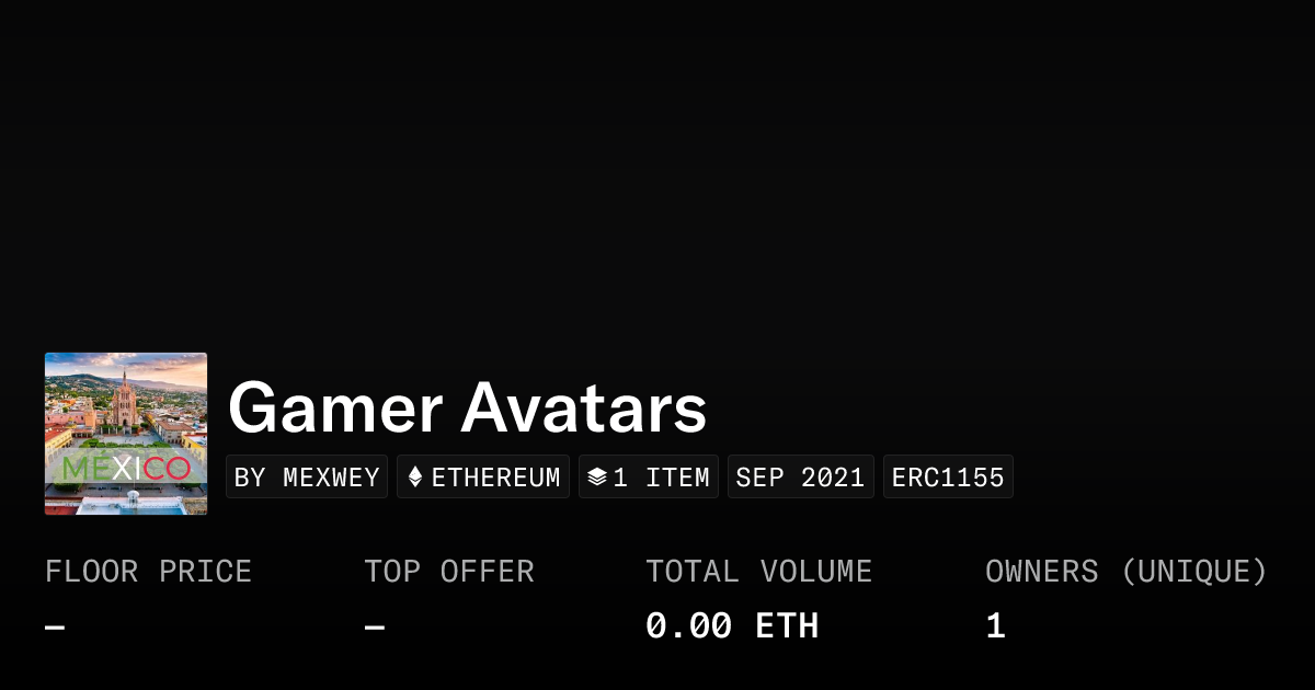 Gamer Avatars - Collection | OpenSea