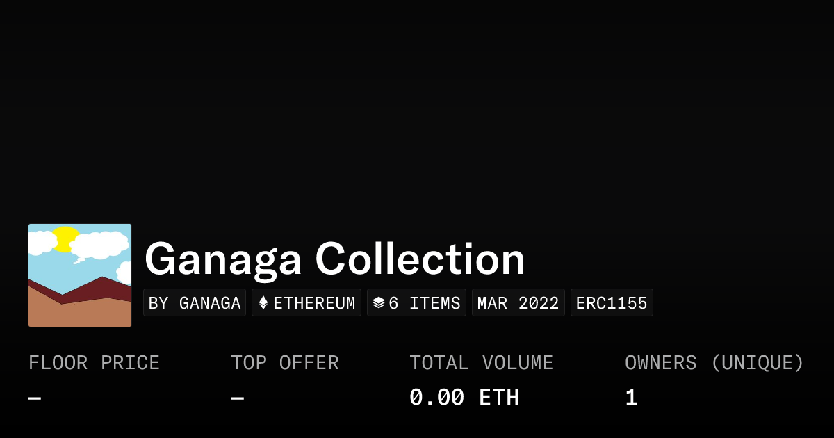 Ganaga Collection - Collection | OpenSea
