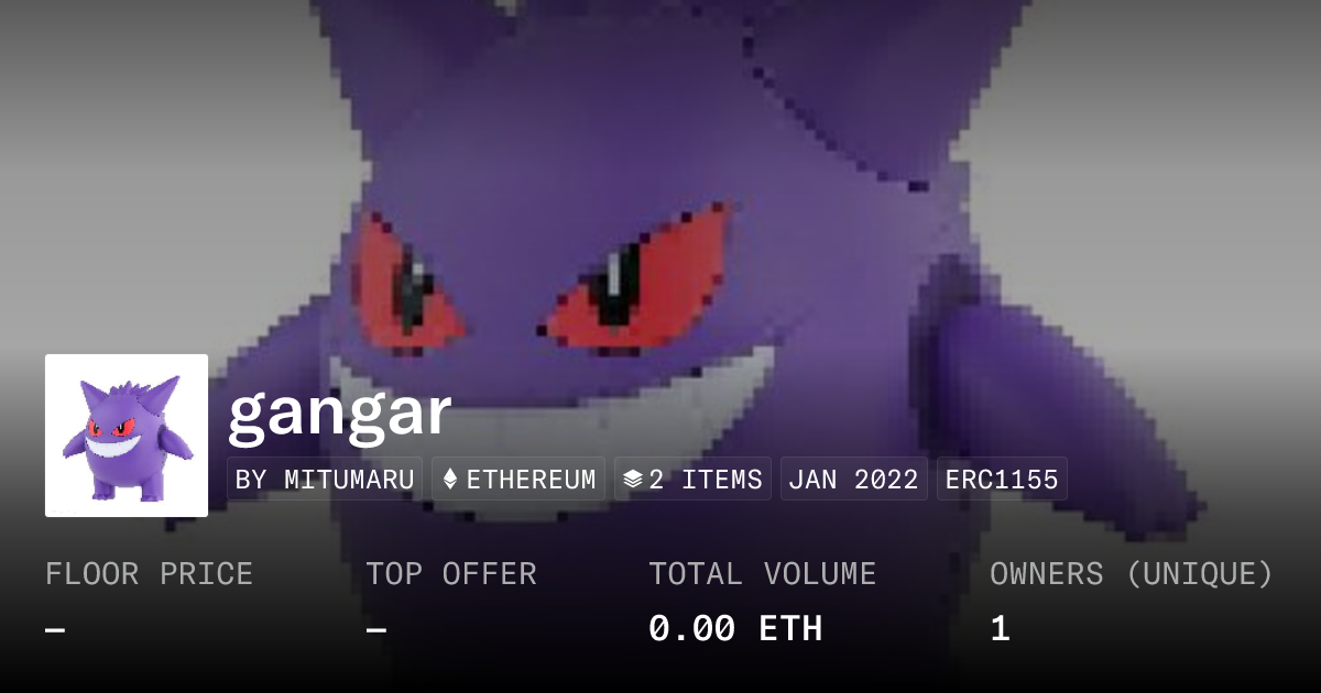 gangar - Collection | OpenSea