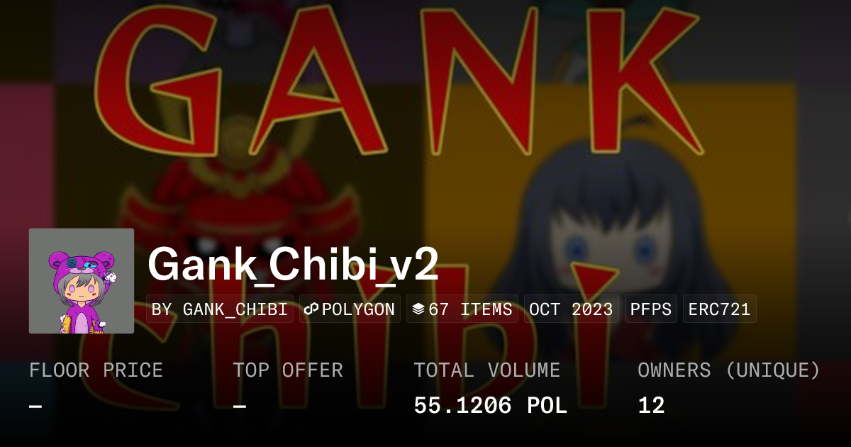 Gank_Chibi_v2 - Collection | OpenSea