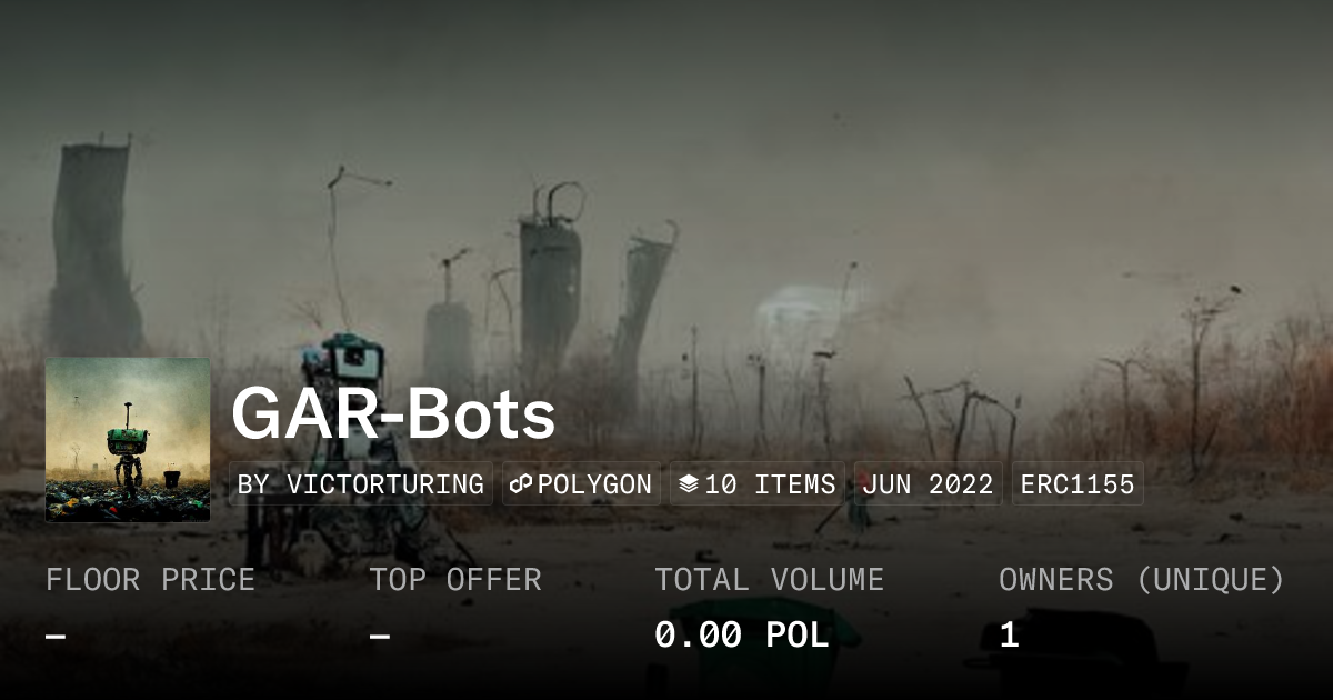 GAR-Bots - Collection | OpenSea