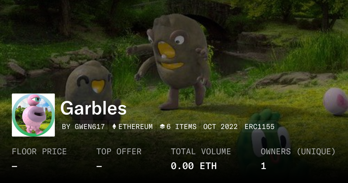 Garbles - Collection | OpenSea
