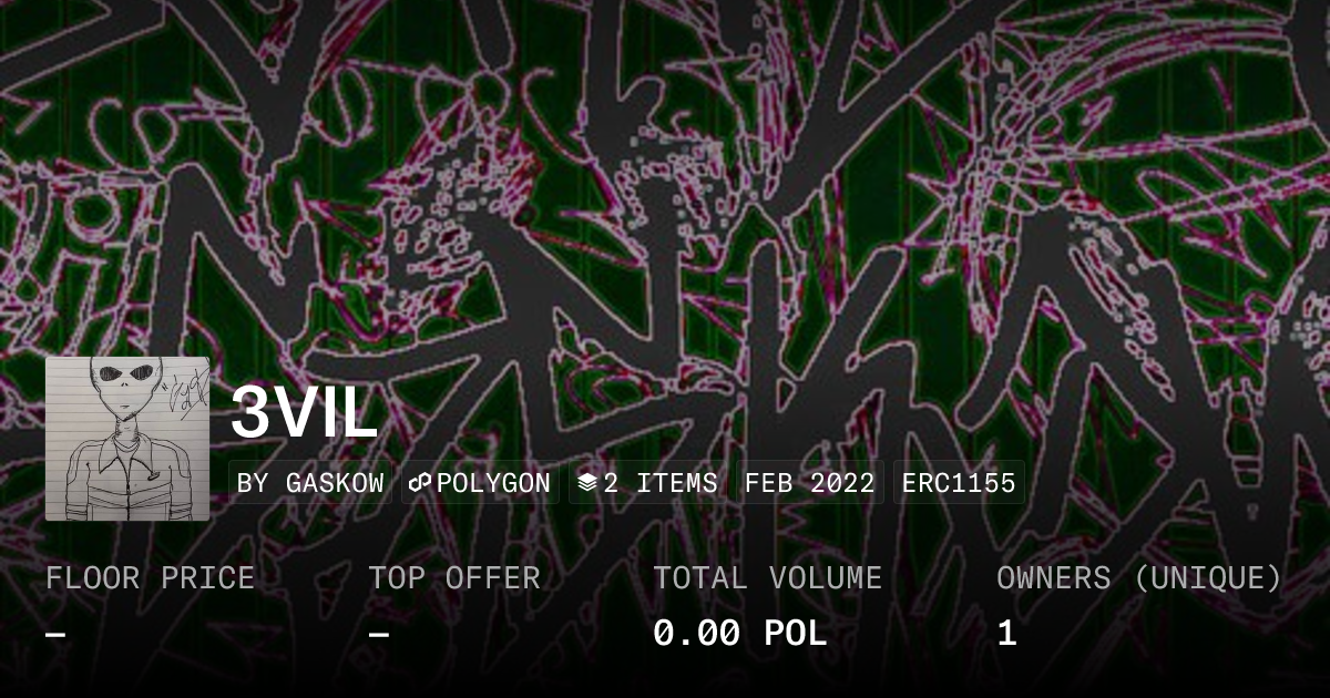 3VIL - Collection | OpenSea