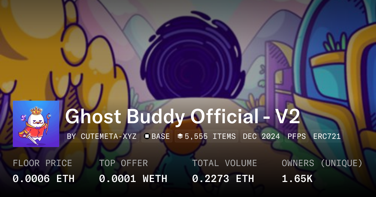Ghost Buddy Official - V2 0.0029 ETH - Collection | OpenSea