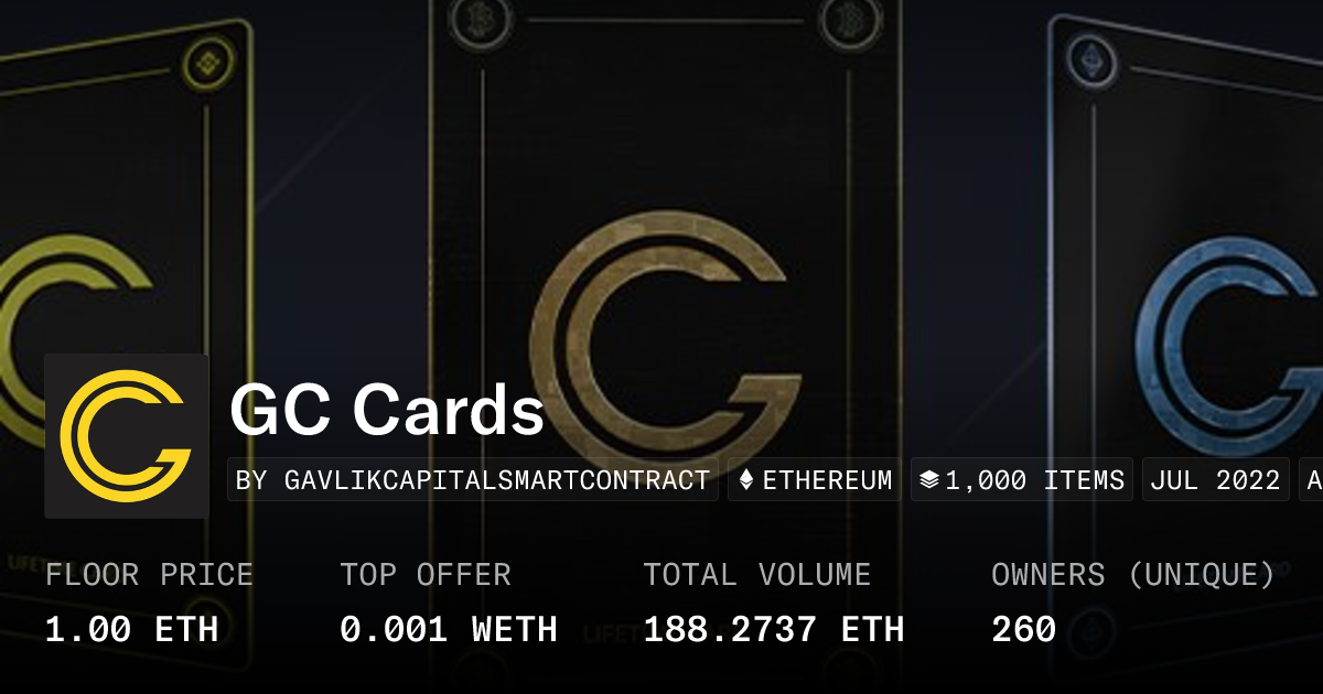 GC Cards - Collection | OpenSea