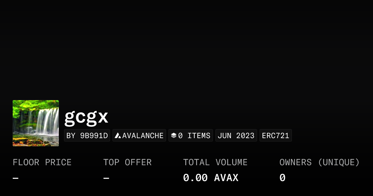 gcgx - Collection | OpenSea