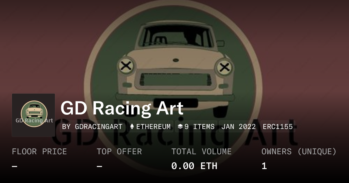 GD Racing Art - Collection | OpenSea