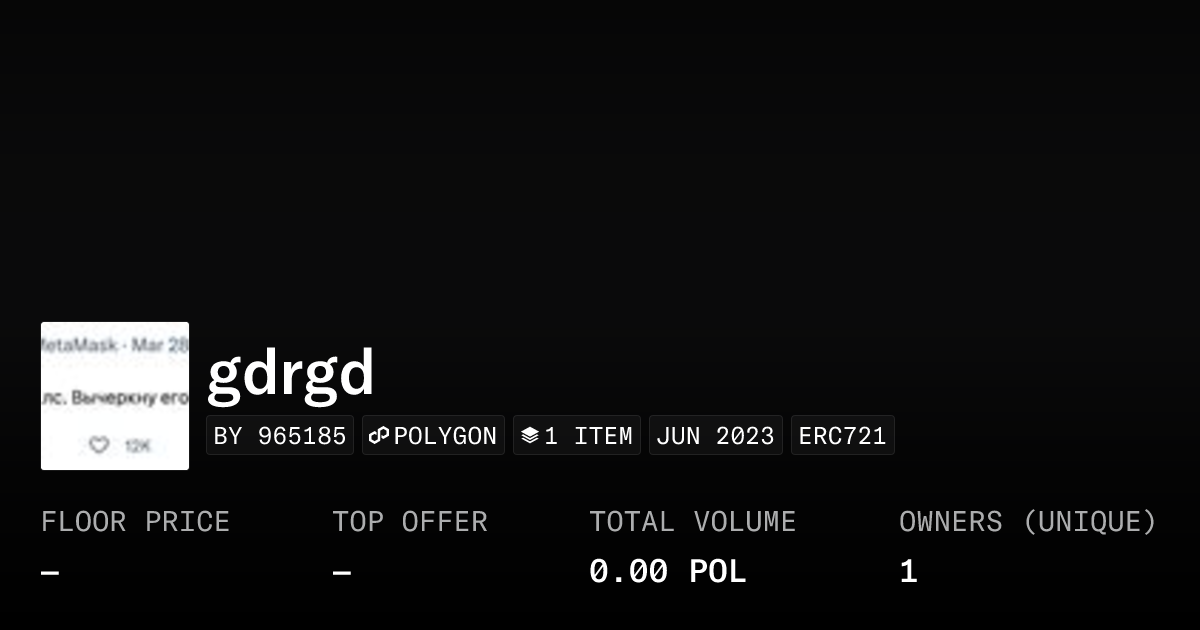 gdrgd - Collection | OpenSea