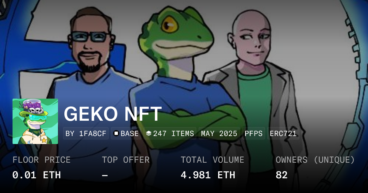 GEKO NFT - Collection | OpenSea