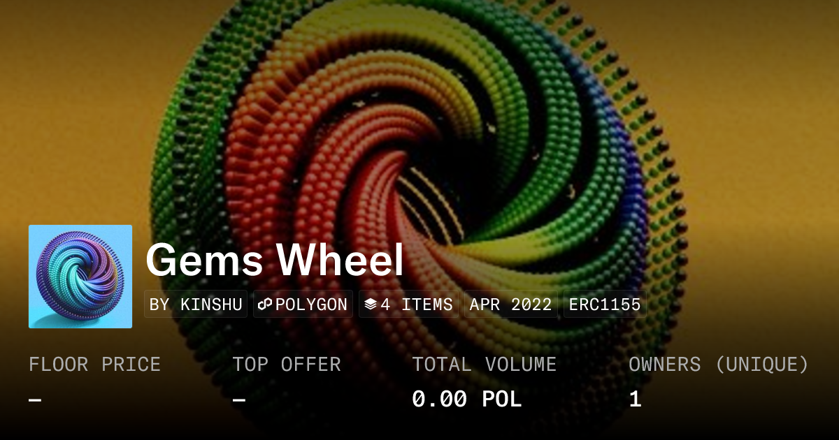 Gems Wheel - Collection | OpenSea