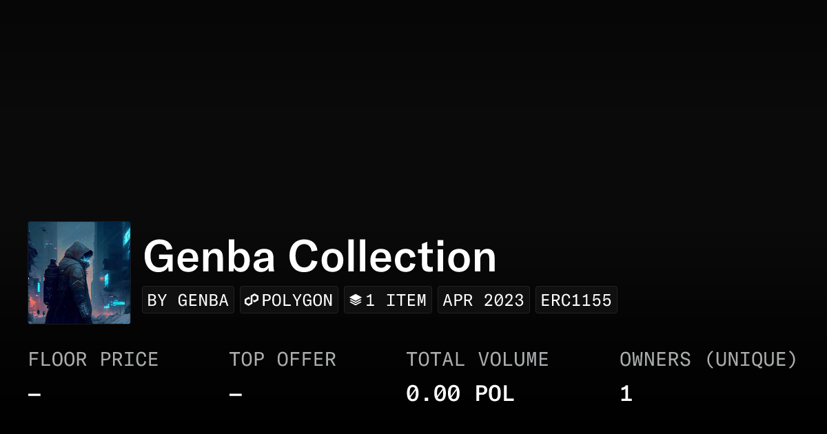 Genba Collection - Collection | OpenSea