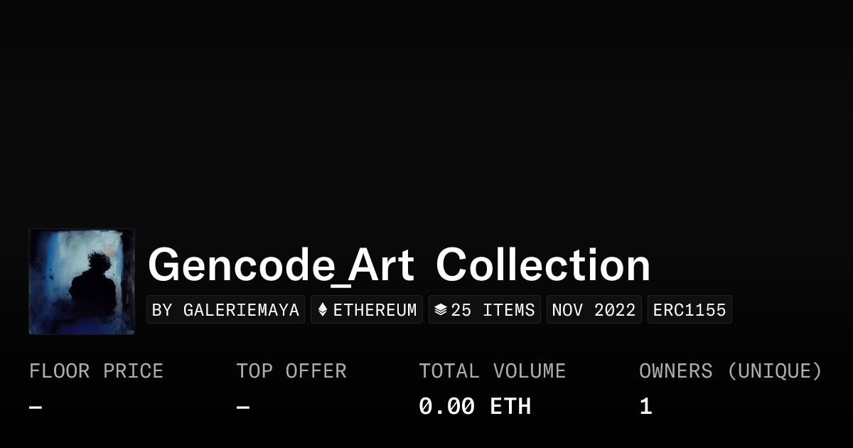 Gencode_Art Collection - Collection | OpenSea
