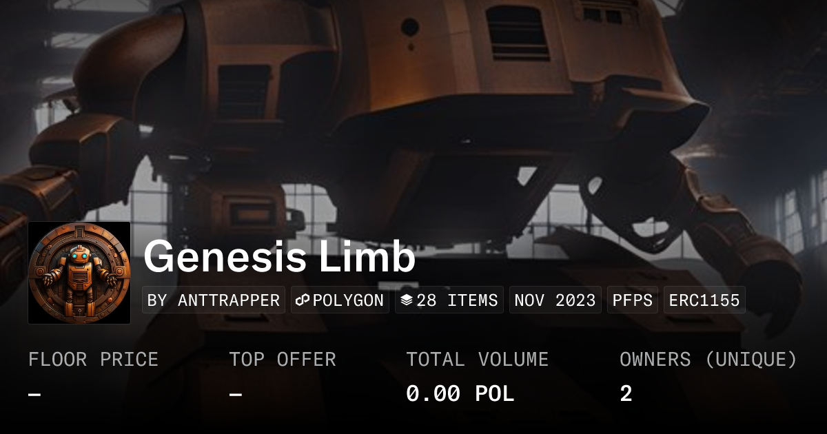 Genesis Limb - Collection | OpenSea