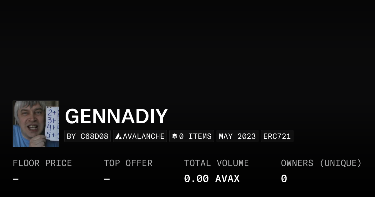 GENNADIY - Collection | OpenSea