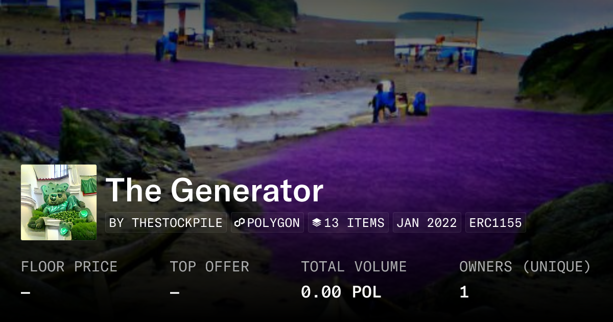 The Generator Collection Opensea