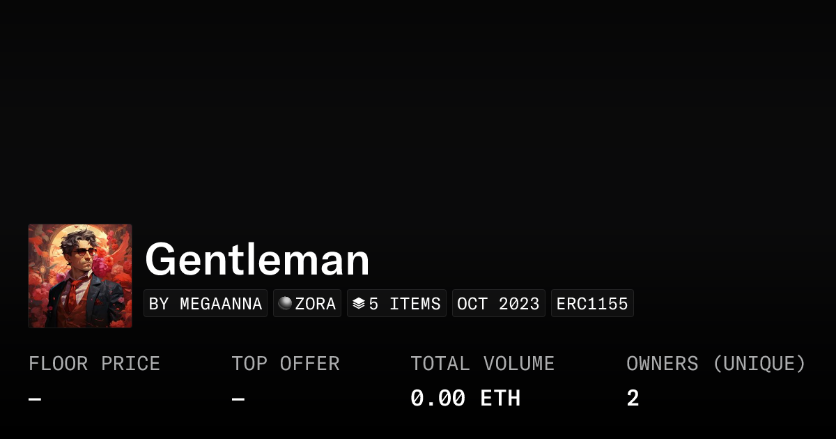Gentleman - Collection | OpenSea