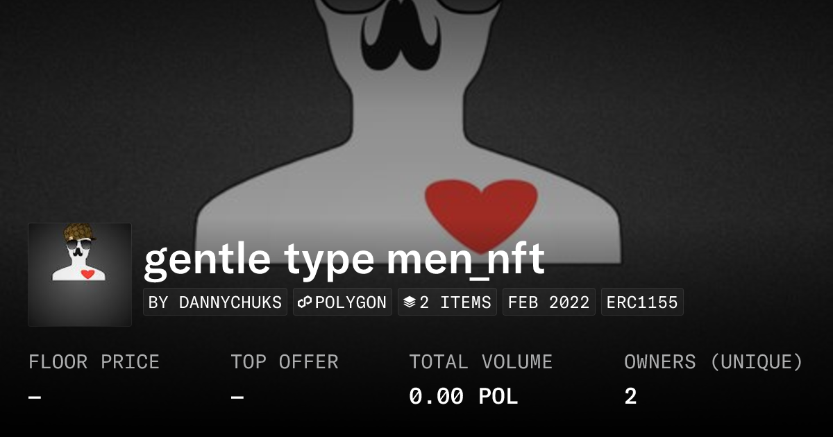 gentle type men_nft - Collection | OpenSea