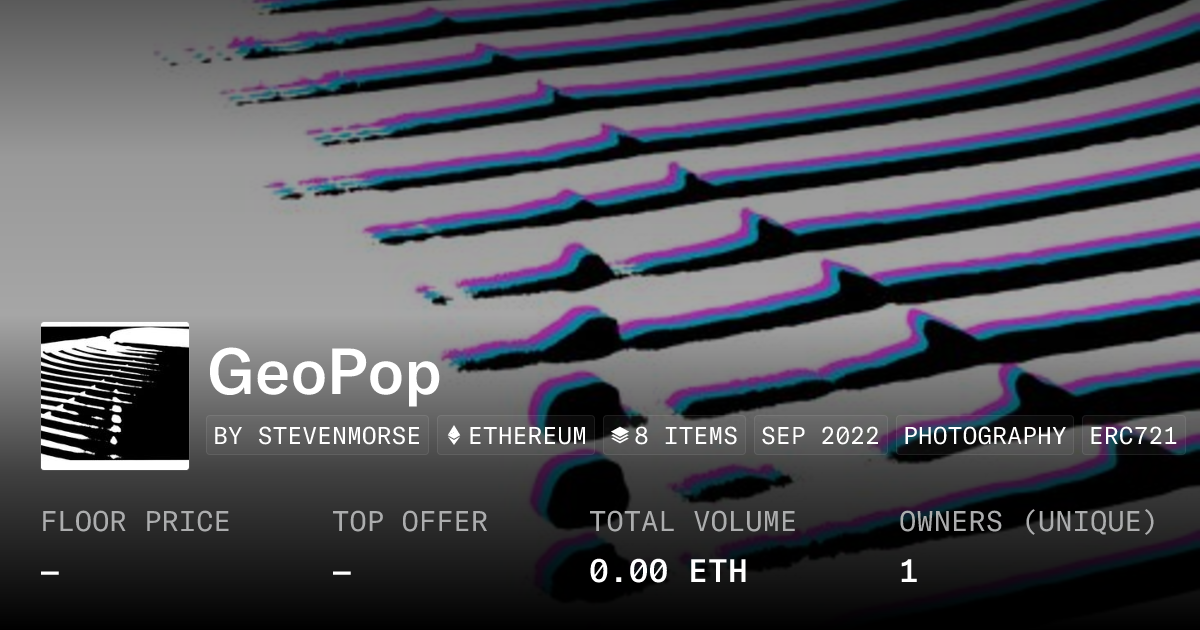 GeoPop - Collection | OpenSea