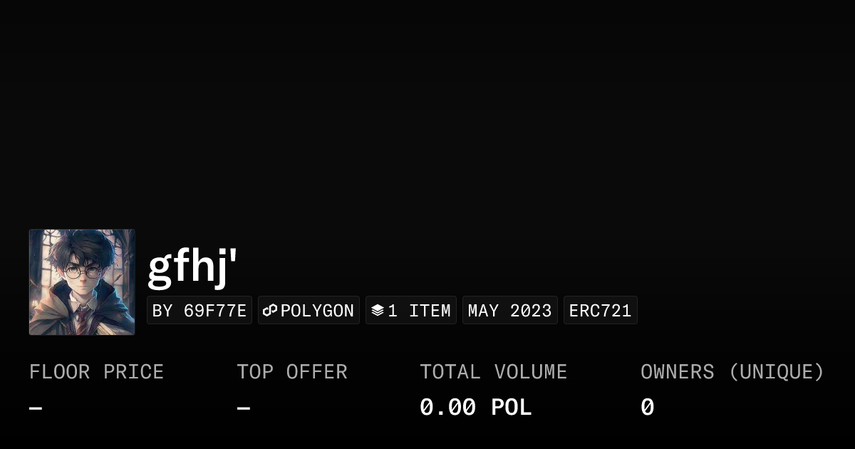 gfhj' - Collection | OpenSea