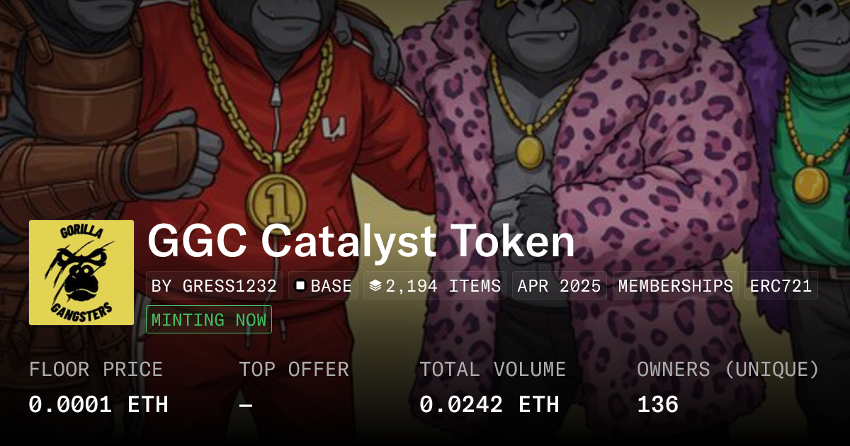 GGC Catalyst Token - Collection | OpenSea