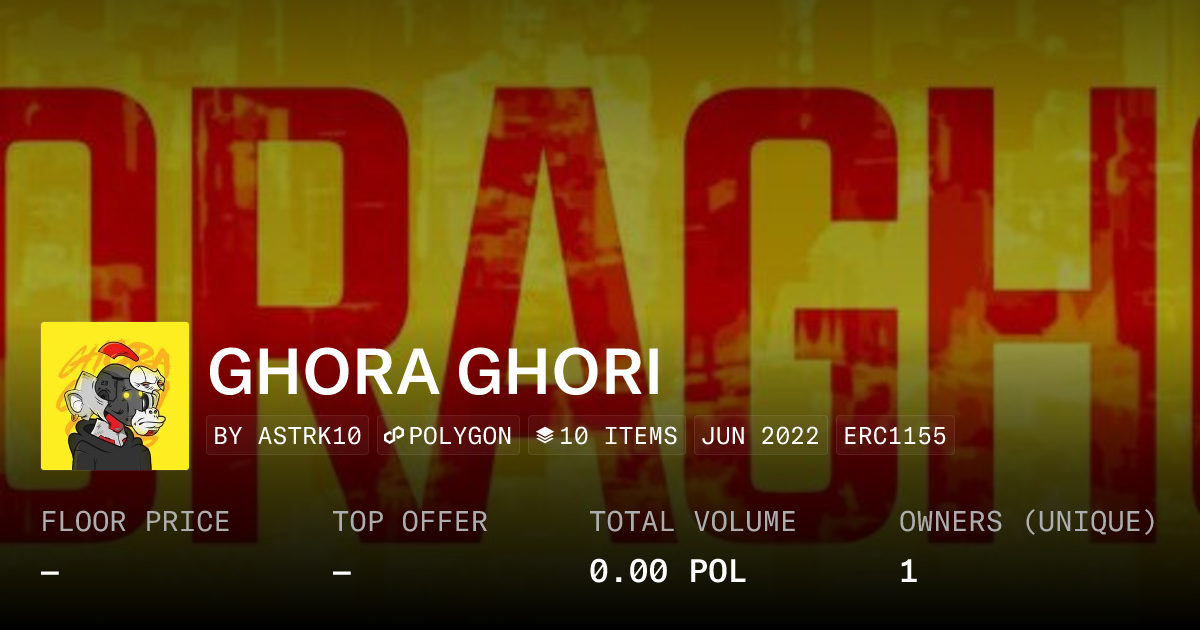 GHORA GHORI - Collection | OpenSea