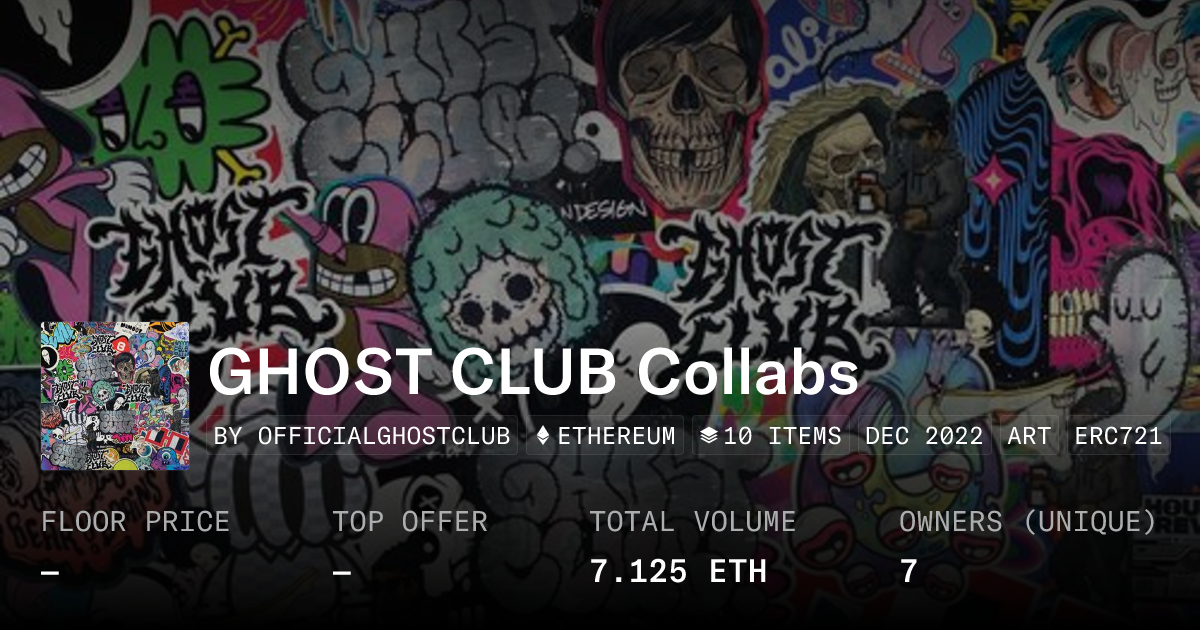 GHOST CLUB Collabs - Collection | OpenSea