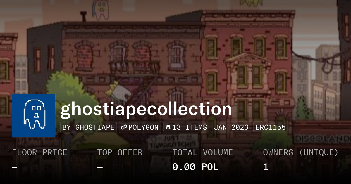 ghostiapecollection - Collection | OpenSea