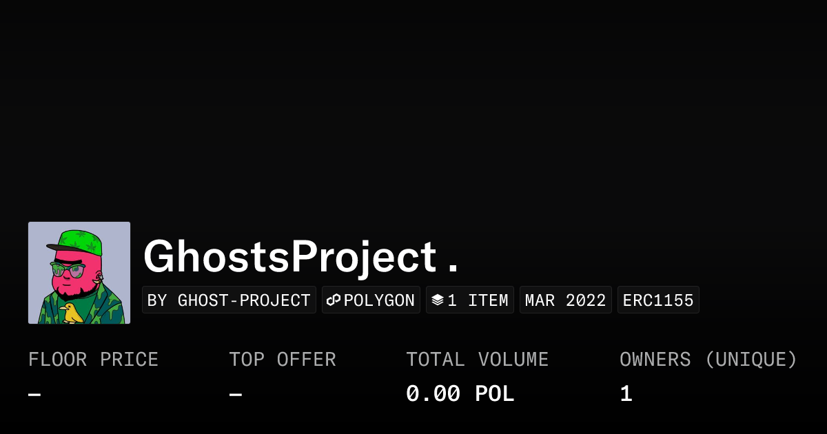 GhostsProject . - Collection | OpenSea