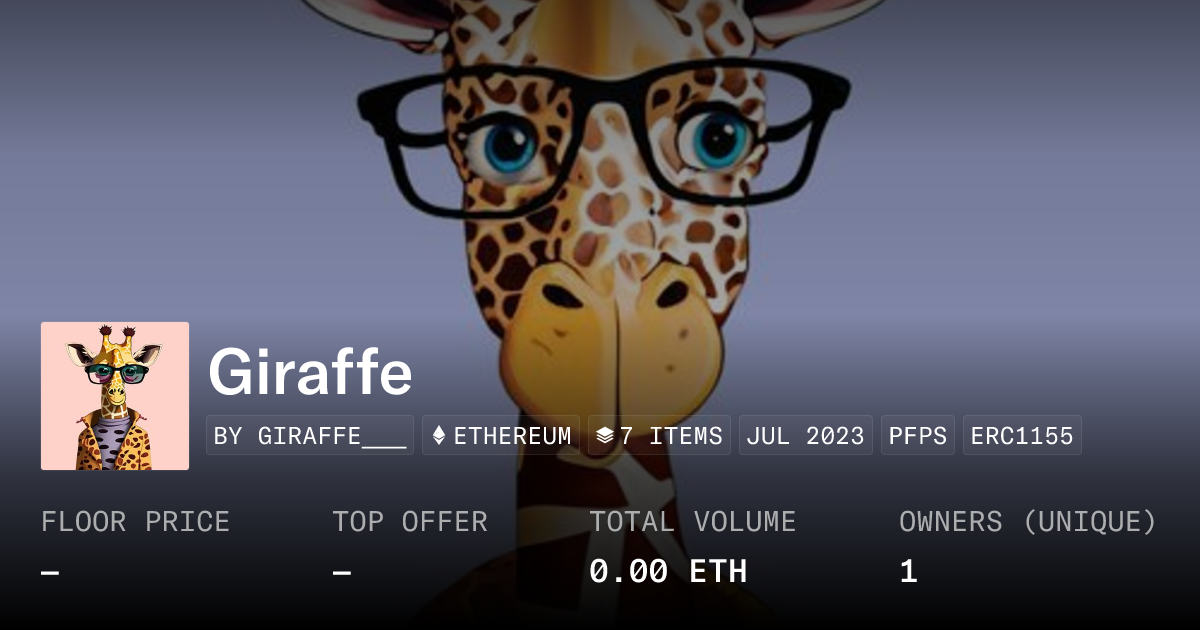 Giraffe - Collection | OpenSea
